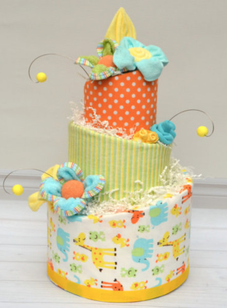 Amazing Diaper Cakes for Baby Shower: Gifts & Decorations