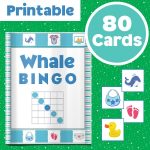 Whale Baby Shower Game - Whale Theme Perfect Printable